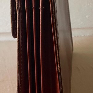 Vintage Leather File, Rexbilt, Top Grain Cowhide, 1960's Fashions and ...