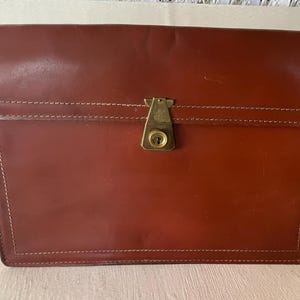 Vintage Leather File, Rexbilt, Top Grain Cowhide, 1960's Fashions and ...