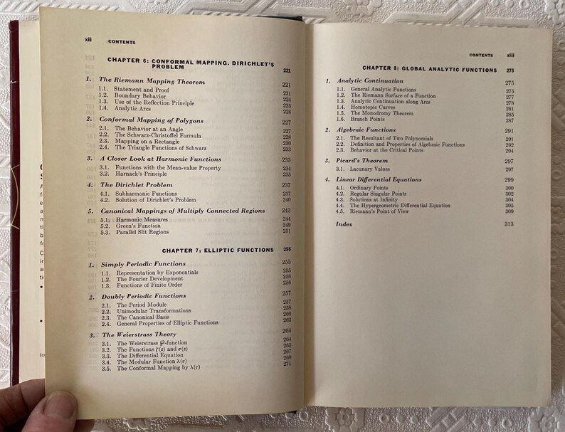 Vintage Complex Analysis Textbook: Lars Ahlfors, 1966 Second Edition - Etsy