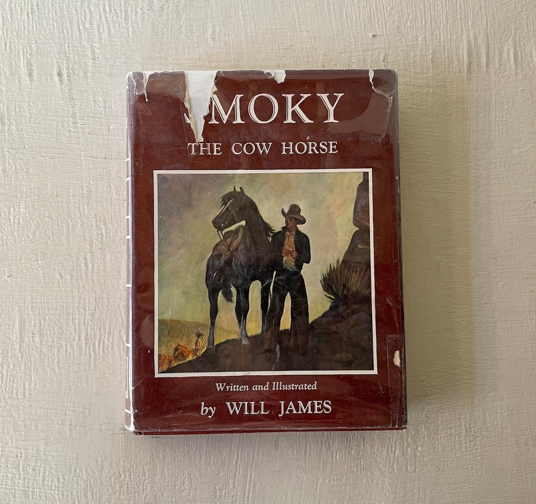 Vintage Book, Smoky the Cow Horse, Will James, 1957, Illustrated ...