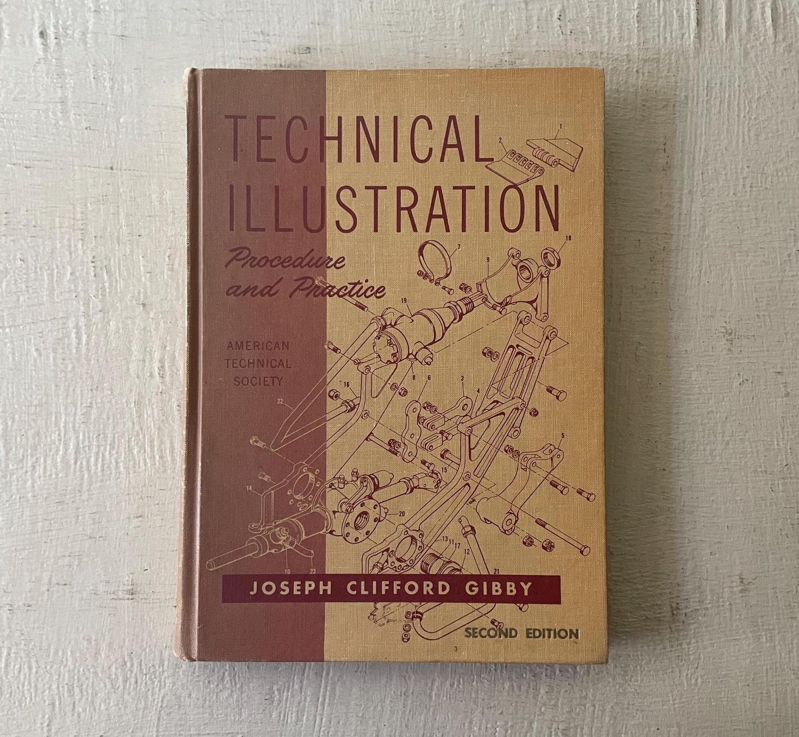 Vintage Technical Illustration Textbook: Joseph Clifford Gibby, 1967 - Etsy