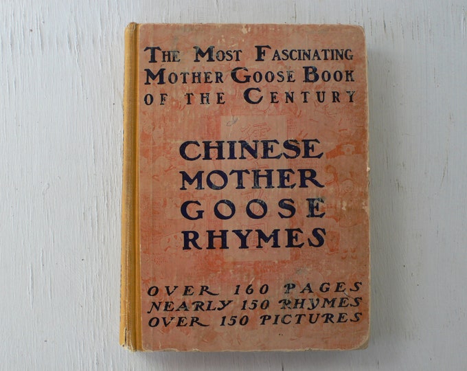 Antique Children's Book, Chinese Mother Goose Rhymes, 1900, Illustrated ...