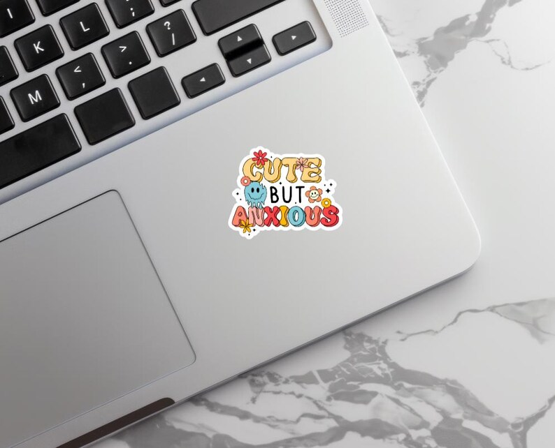 Funny Anxiety Sticker, Waterproof Vinyl Decal for Laptop & Bottle - Etsy