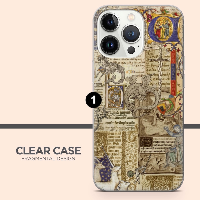 Medieval Phone Case Middle Age Castle Knight Cover for iPhone 17pro, 16 ...