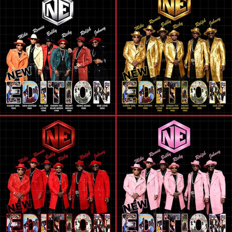 New Edition Svg - Etsy