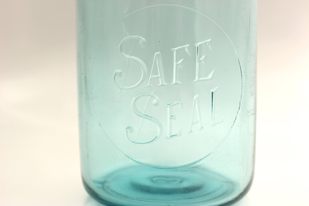 Safe Seal Canning Jar, Blue Safe Seal Jar, Safe Seal Quart Canning Jar ...