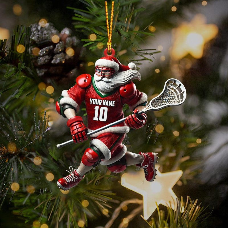 Lacrosse Ornament - Etsy