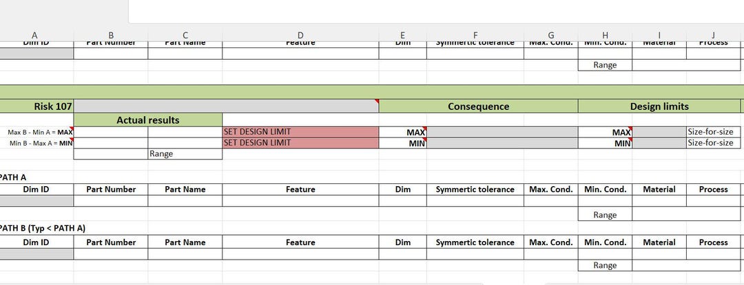 Tolerance Stack-up Calculator | Excel Engineering Template - Etsy