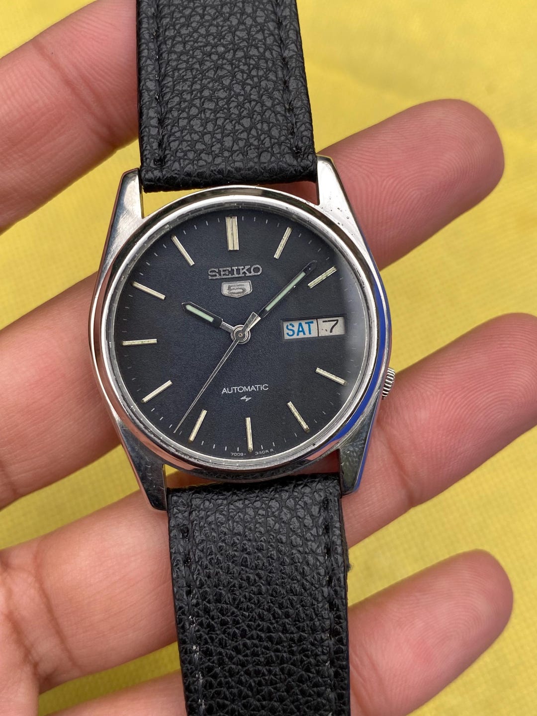 Vintage Oct 1983’ Seiko 5 Automatic Day/date 6309-8920 G Japan Made 17 ...