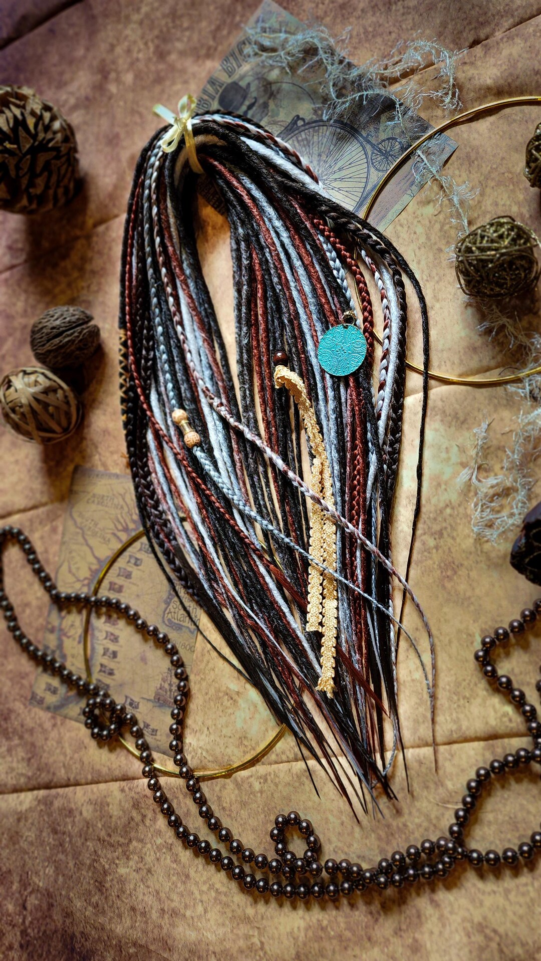 Mad Max- Synthetic Dreadlocks Braids and Wavy Dreads Hair Extensions DE ...
