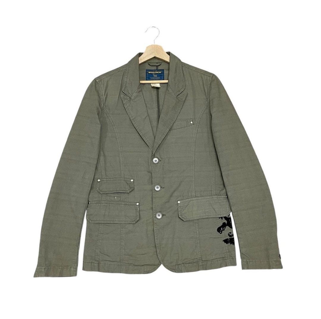 Vintage Woolrich Woolen Mills Field Jacket – Grey Military Cargo, USA ...