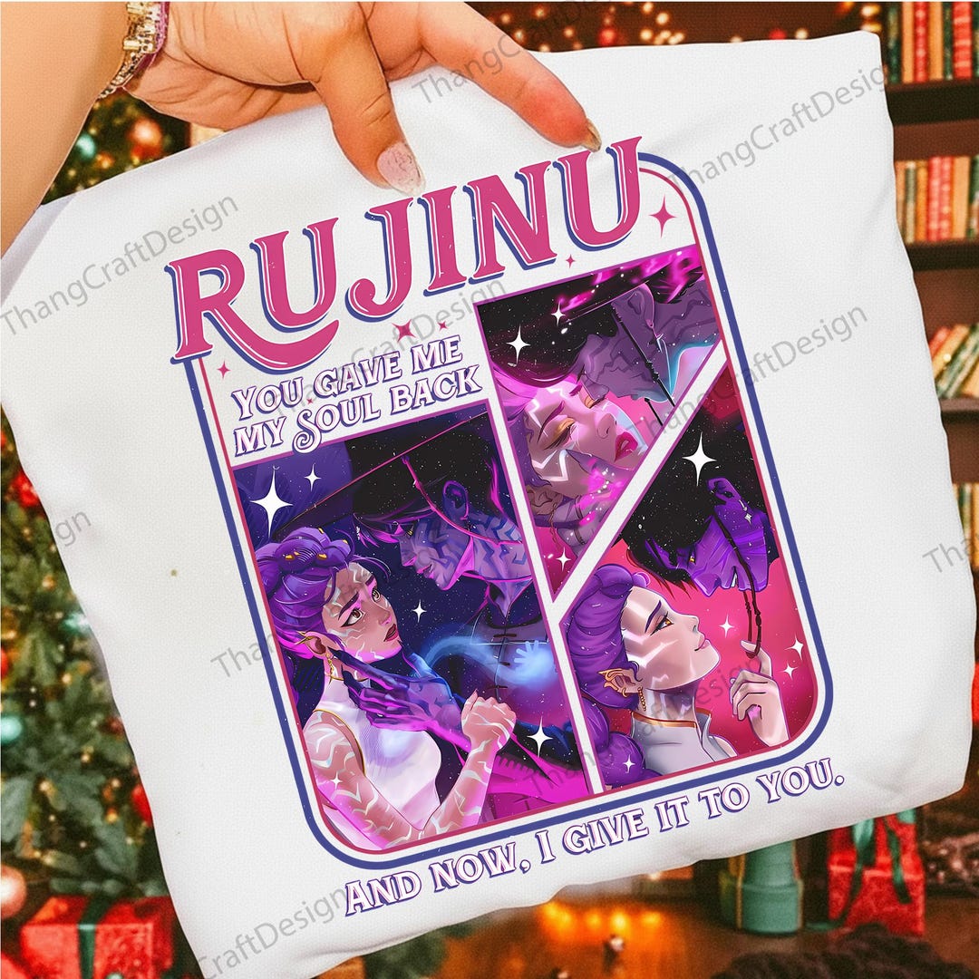 Rujinu Shirt, Kpop Demon Hunters Sweatshirt, Rumi Jinu Couple Tee ...
