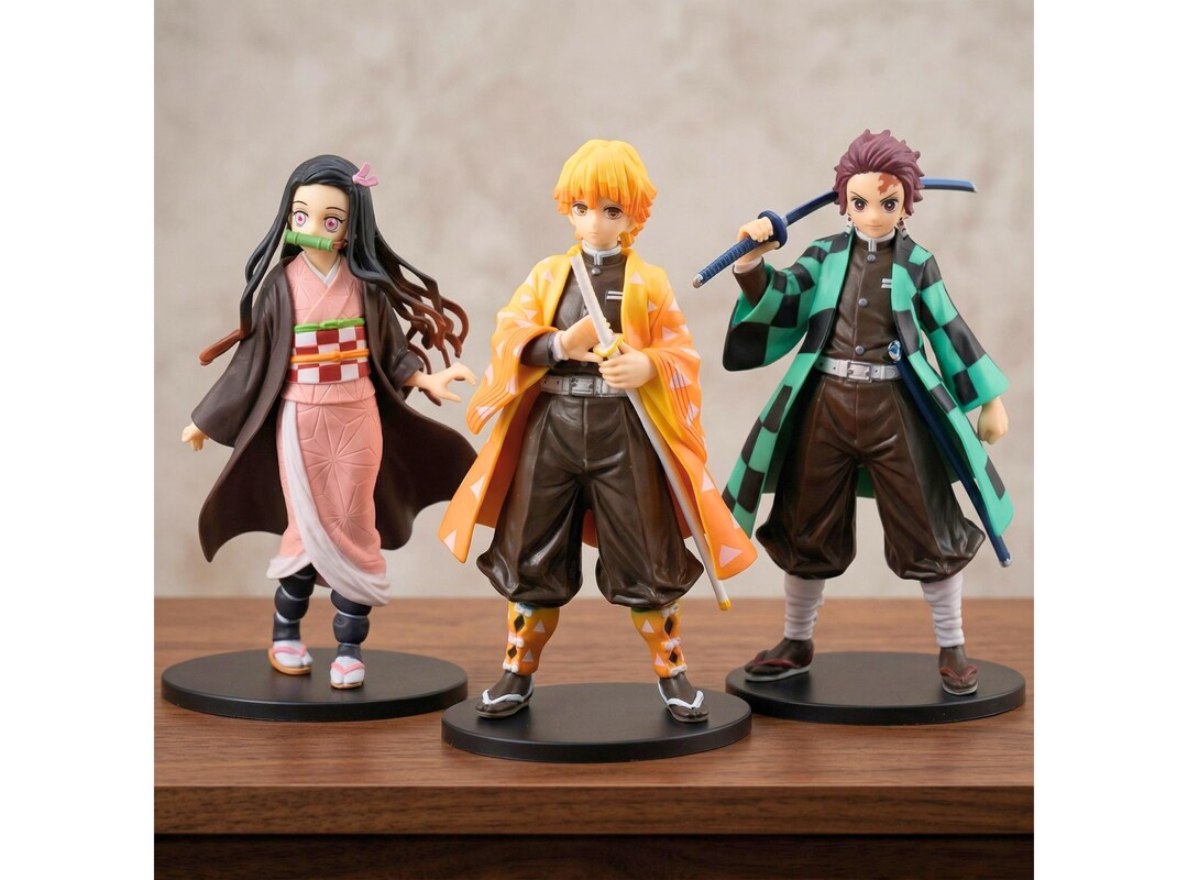 Demon Slayer Figure Set, Personalized Anjiro Kamado Zenitsu Agatsuma ...