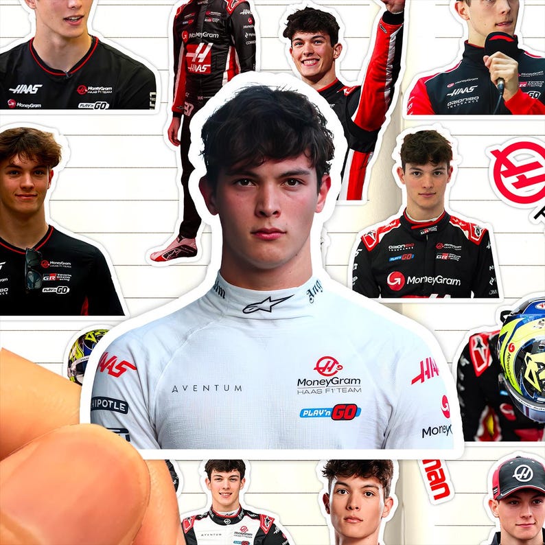 6pcs F1 Oliver Bearman Meme Sticker Trial Pack – Random Designs From ...