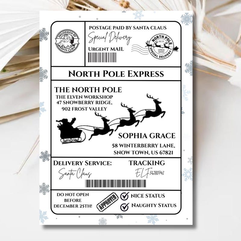 Sticky Christmas Label - Etsy UK