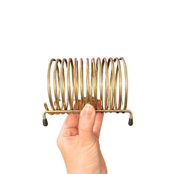 Brass Spiral Letter Organizer - Etsy
