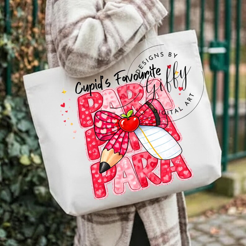 PARA Valentine Pencil Bow PNG, Cupid's Favourite Paraprofessional ...