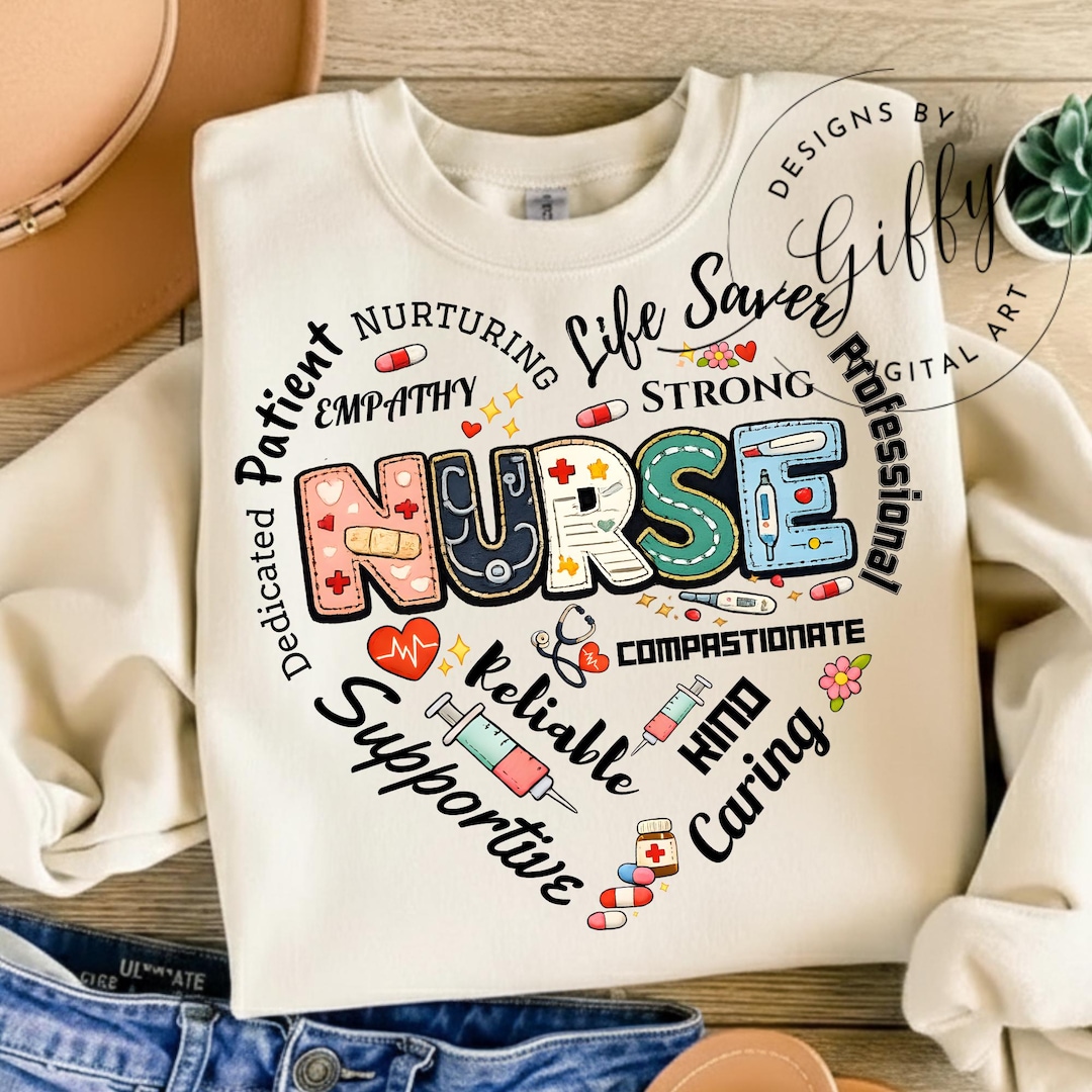 Nurse Word Art Design, Medical Quote Graphic, RN CNA LPN Gift (digital ...