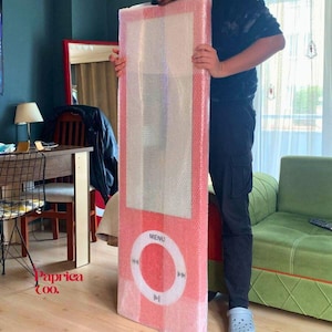 Giant Ipod Mirror Decorative Wall Art | Pink Ipod Mirror | Big Retro ...
