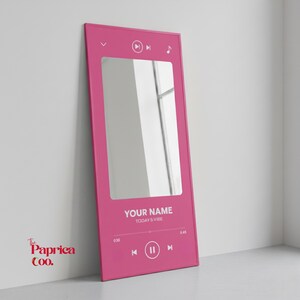 Y2K Full-length Mirror: Customizable MP3 Music Player, Wall Decor - Etsy