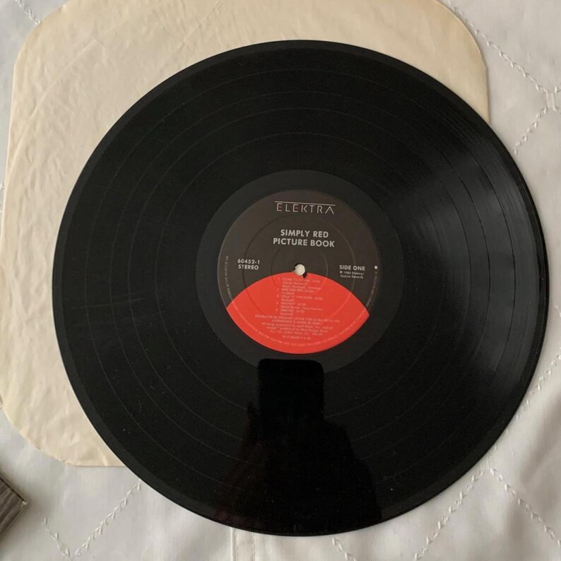 Elektra Records Simply Red Picture Book Vinyl LP - Etsy