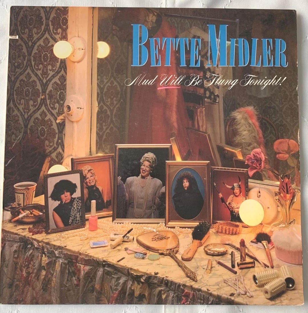 Atlantic Records Bette Midler Mud Will Be Flung Tonight Vinyl LP - Etsy