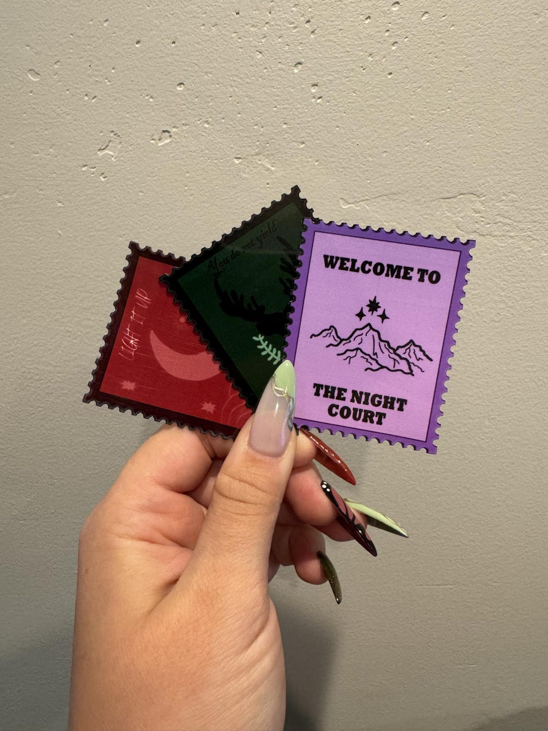 SJM City Stamp Stickers - the Night Court - Lunathion Crescent City ...