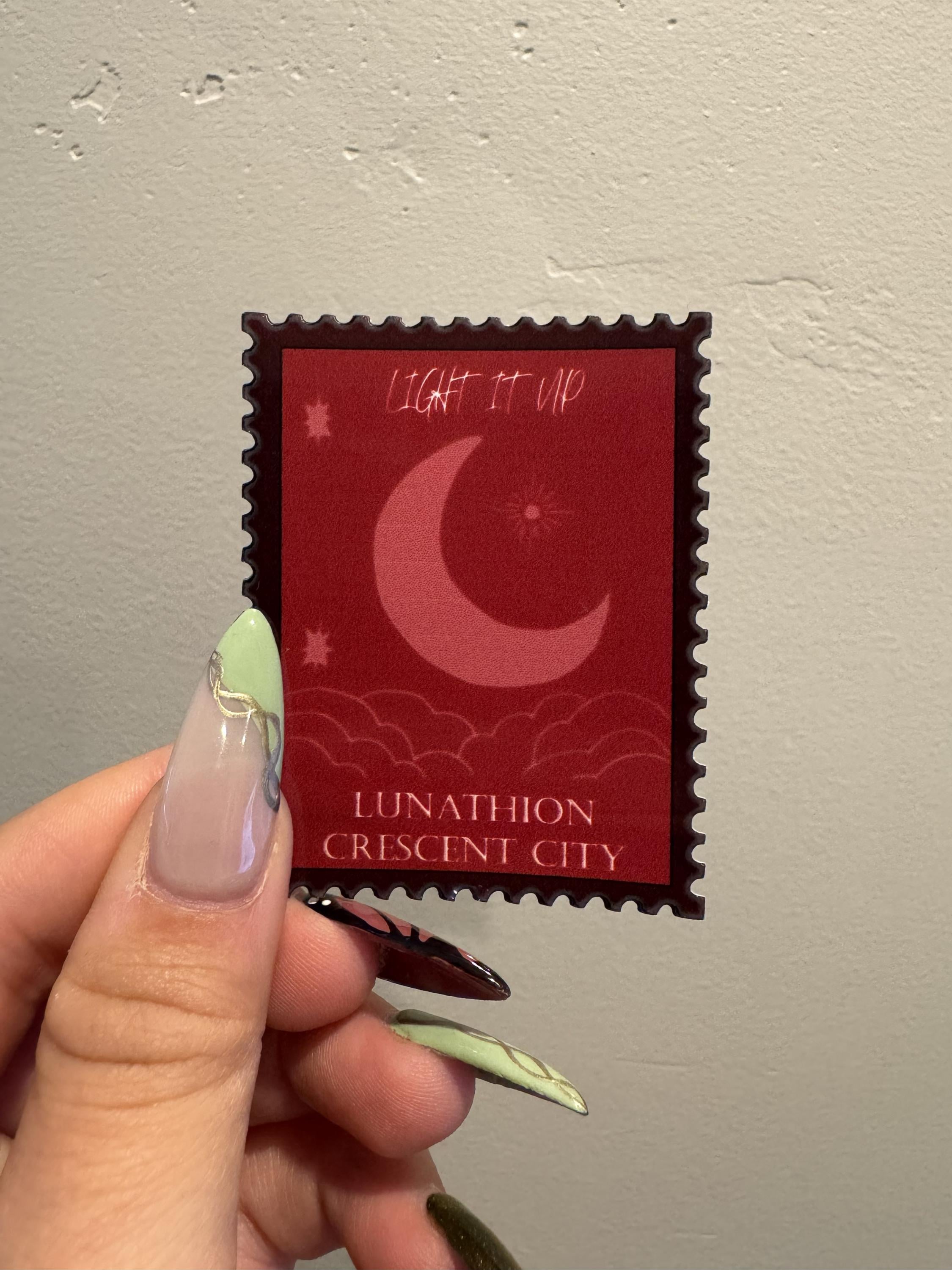 SJM City Stamp Stickers - the Night Court - Lunathion Crescent City ...