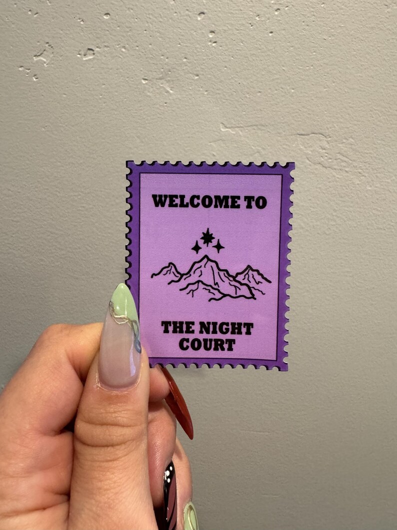 SJM City Stamp Stickers - the Night Court - Lunathion Crescent City ...