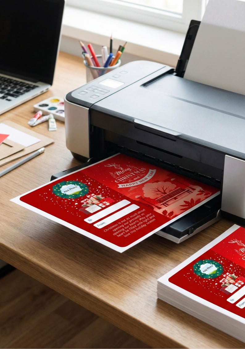 Printable Christmas Money Envelope, Holiday Cash Gift Holder, DIY ...