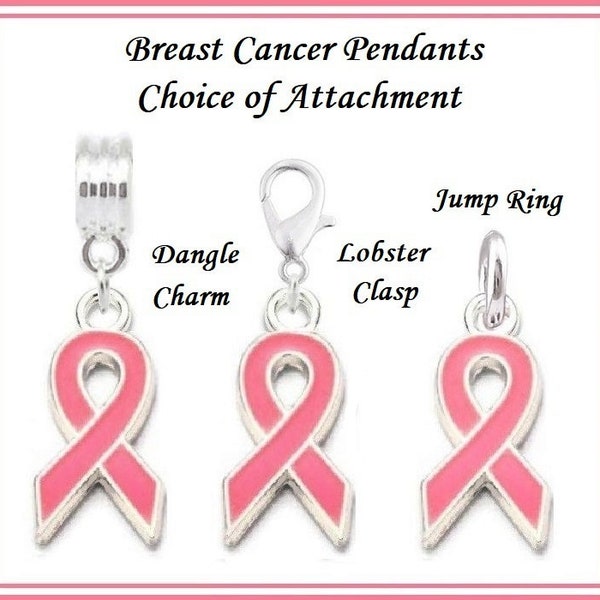 Breast Cancer Charm - Etsy