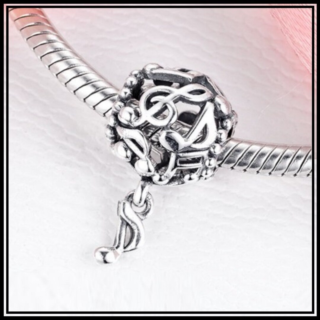Group Sale MUSIC NOTES Treble Clef Open Cut Filigree Unique Silver ...