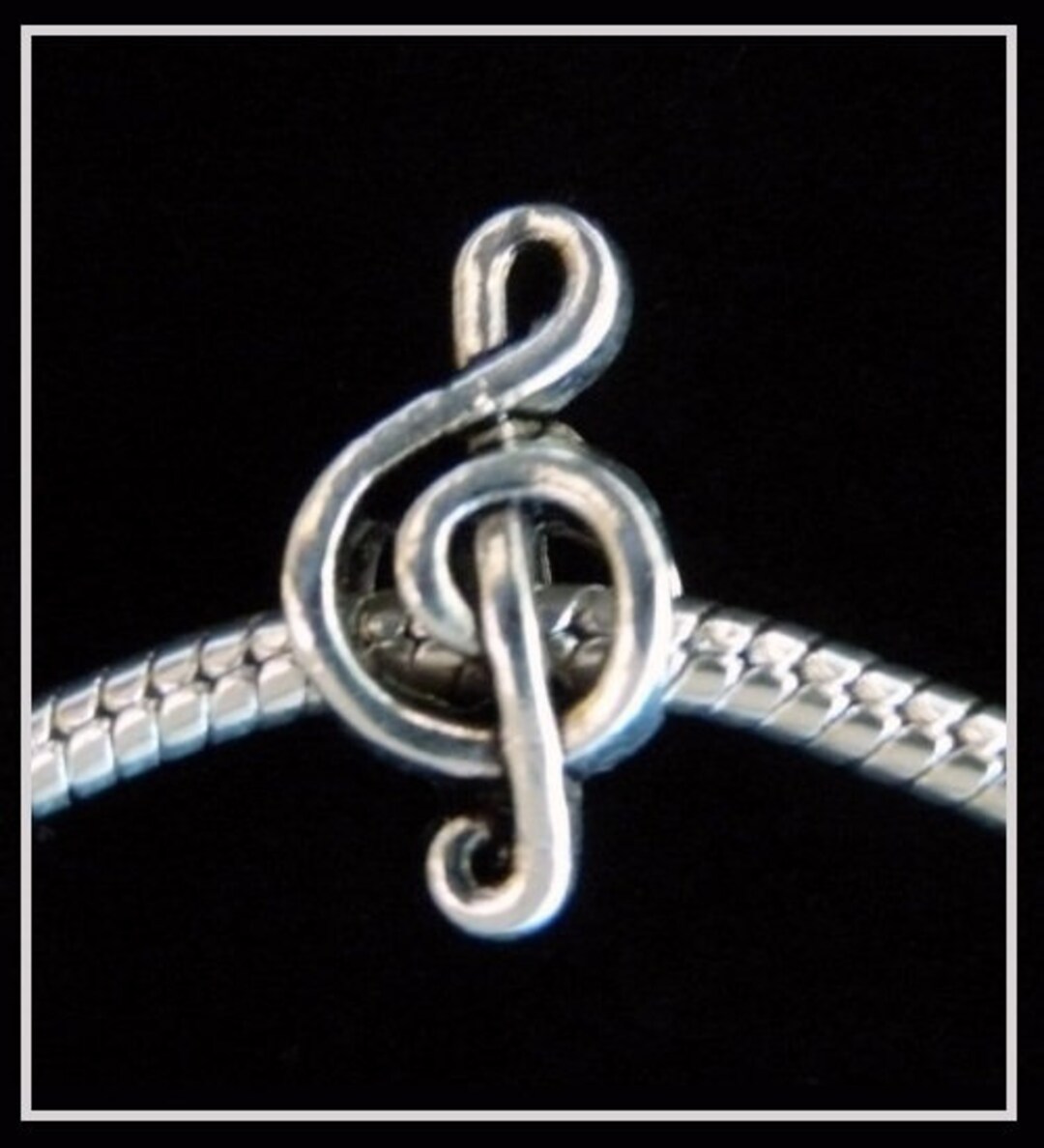 Group Sale Music Musical Note TREBLE Clef G-clef Larger Size Silver ...