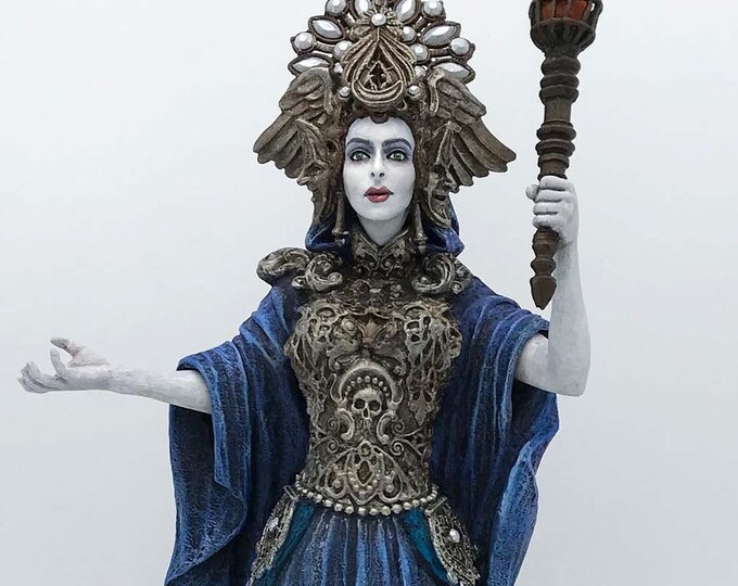 Hecate, Goddess of Witchcraft and Magic Statue, Full Color: Midnight - Etsy