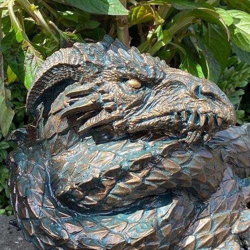 Coiled Dragon Planter Large Version | Etsy