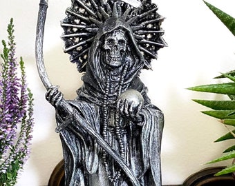 Santa Muerte Money Statue - Etsy
