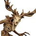 Leshen/ Wendigo Statue, Hand Painted Resin Sculpture | Mythical ...