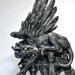 Griffin Statue, Hand Painted Resin Sculpture | Mythical Creature ...