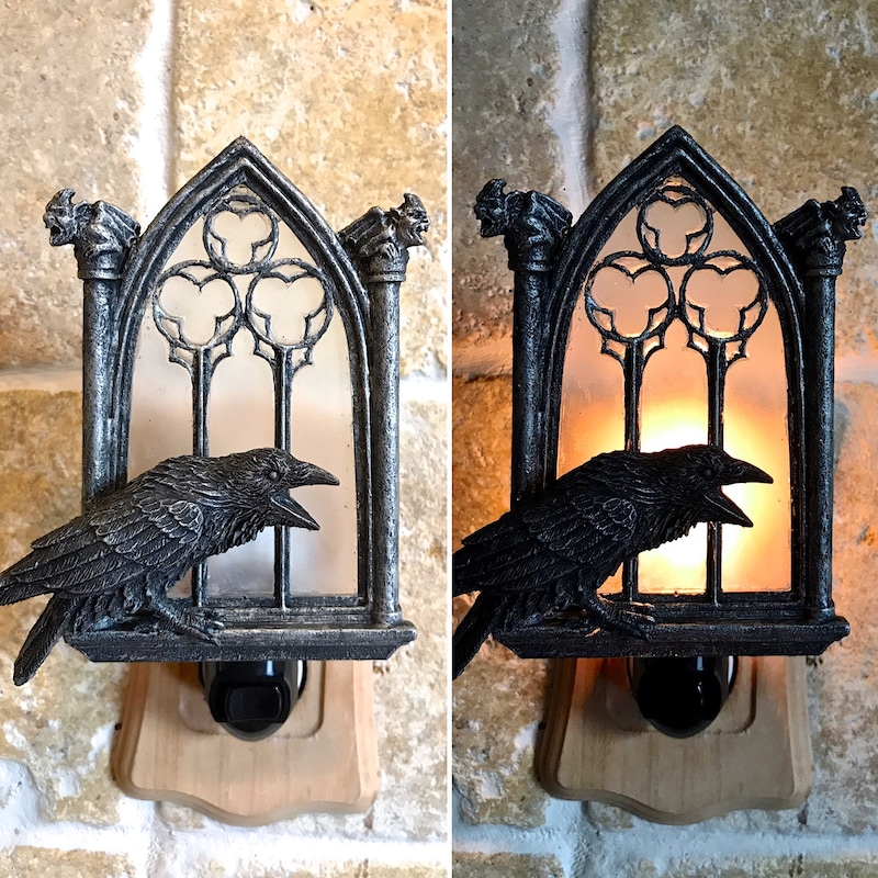 Gothic Plug in Nightlight - Etsy