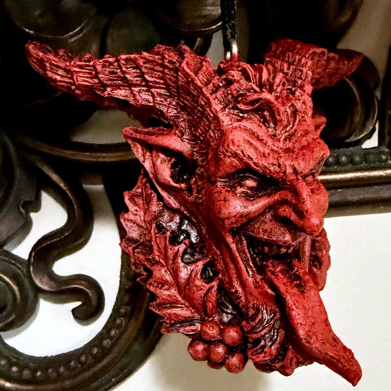 Krampus Ornament Mask - Etsy
