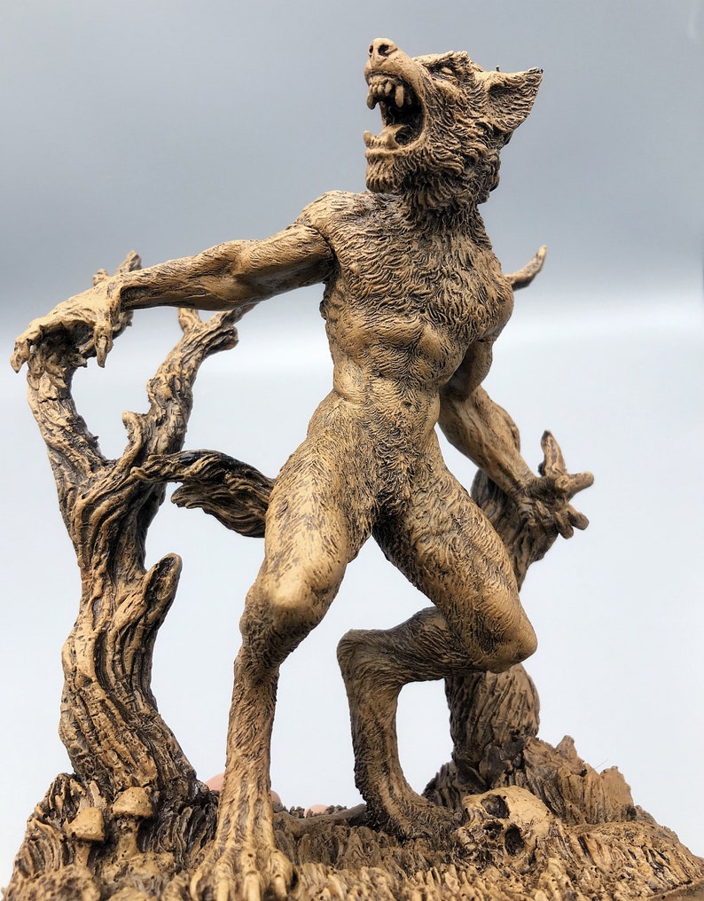 Werewolf Statue - Etsy