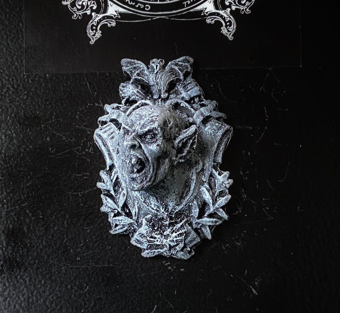 Dracula: Nosferatu Magnet, Hand Painted Resin Sculpture | Gothic ...