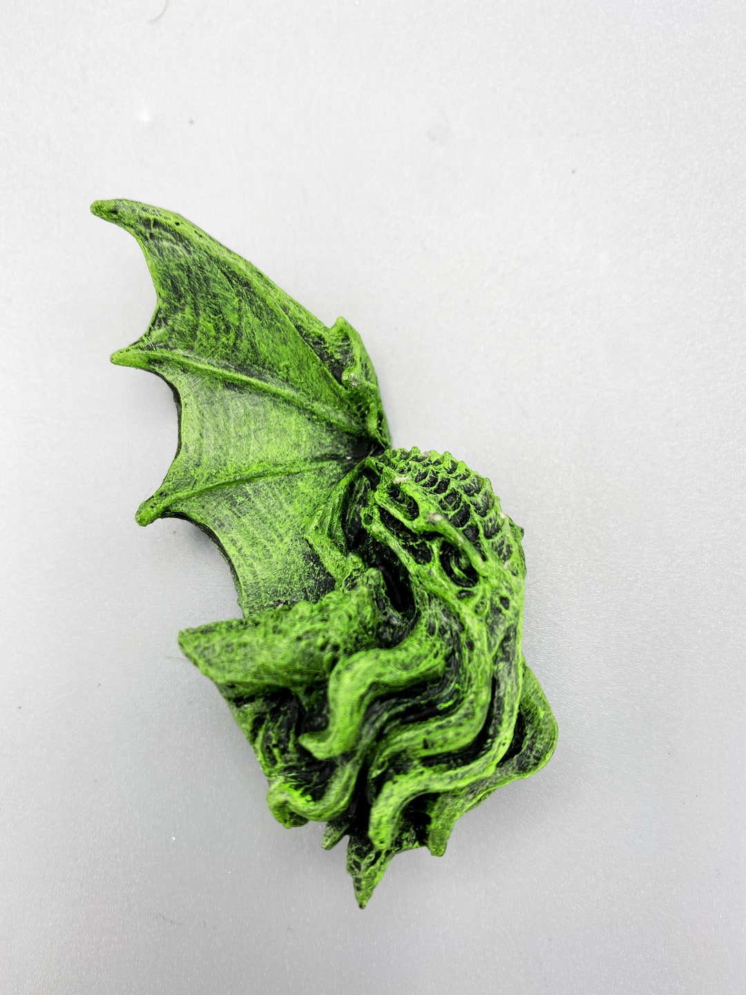 Cthulhu Magnet, Hand Painted Resin Sculpture | Mythic Lovecraftian Art ...