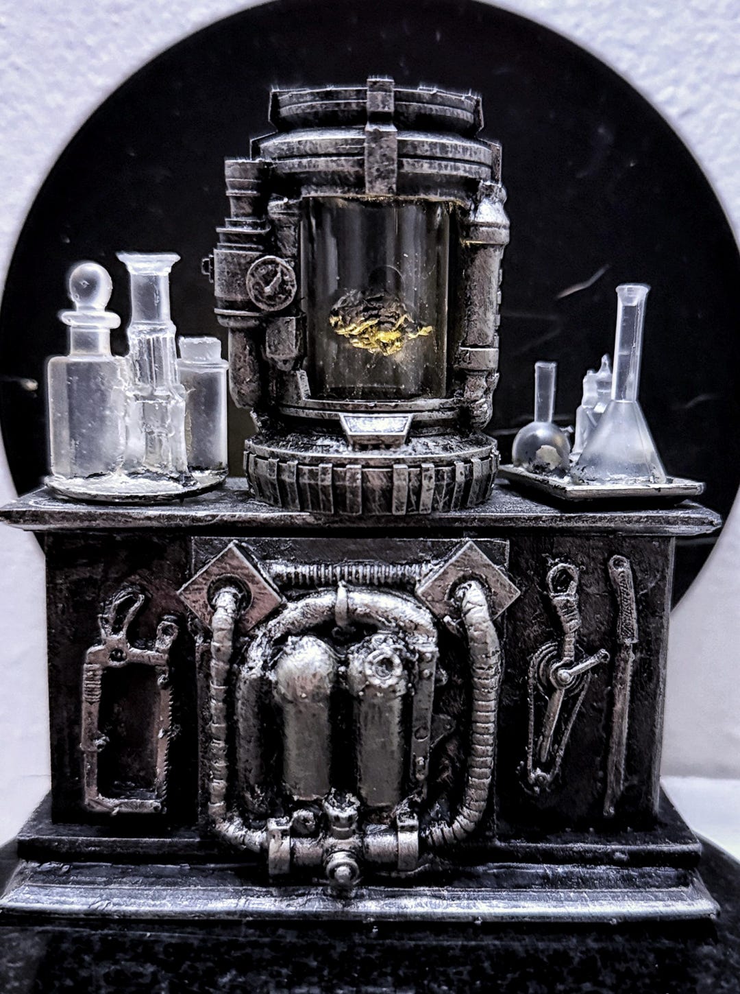 Frankenstein Laboratory Tealight Holder | Mad Scientist Lab With ...