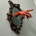 Spectral Hand Wall Plaque, Blood Red Resin Sculpture | Victorian Gothic ...