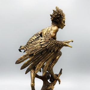 Harpy Statue, Hand Painted Resin Sculpture | Mythical Creature Figurine ...