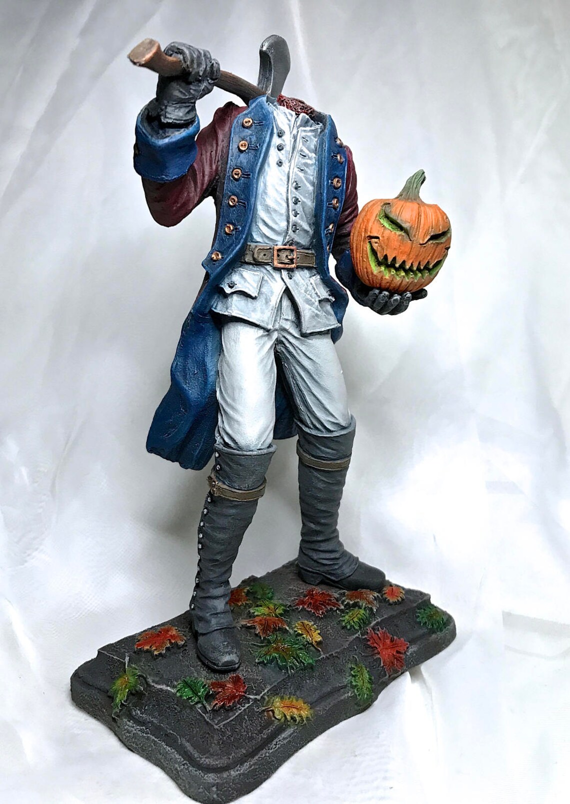 Headless Horseman Statue Full Color | Etsy