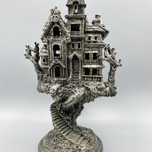 Haunted Mansion, Resin Sculpture With LED Tea Light | Victorian Gothic ...
