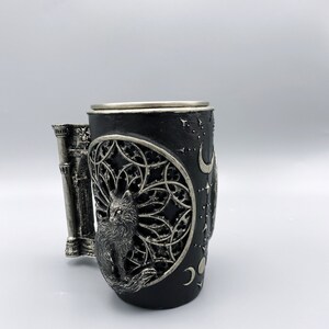 Cat and Gothic Cathedral Window Mug - Etsy