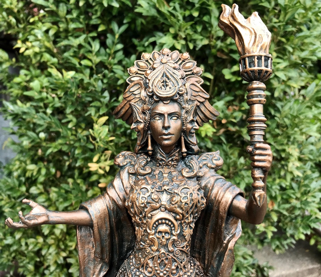 Hecate, Goddess of Witchcraft and Magic Statue, Resin Sculpture ...